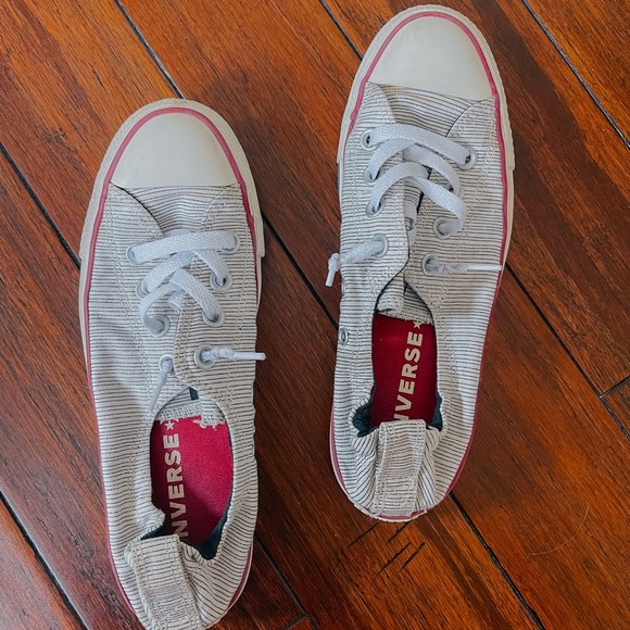 Converse | Shoes | Gently Worn Womens Converse Striped | Poshmark